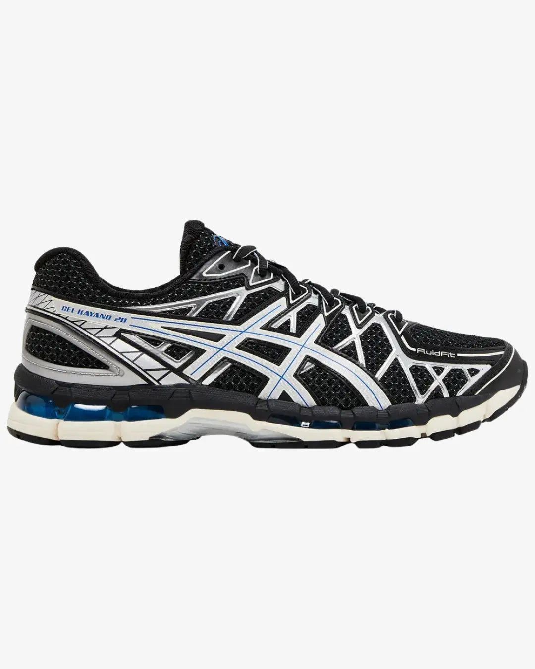 Asics Gel Kayano 20 Black Silver – Basement
